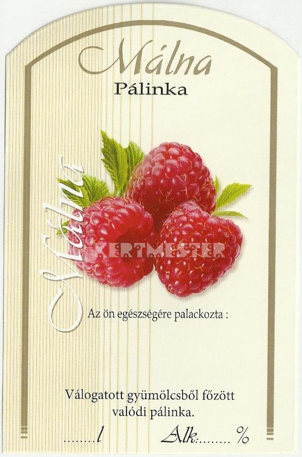 Pálinka üveg címke málna II 10 db/cs - Pálinkás üveg címke II - Agropolisz Pálinka üveg címke málna II 10 db/cs - Pálinkás üveg címke II - Agropolisz